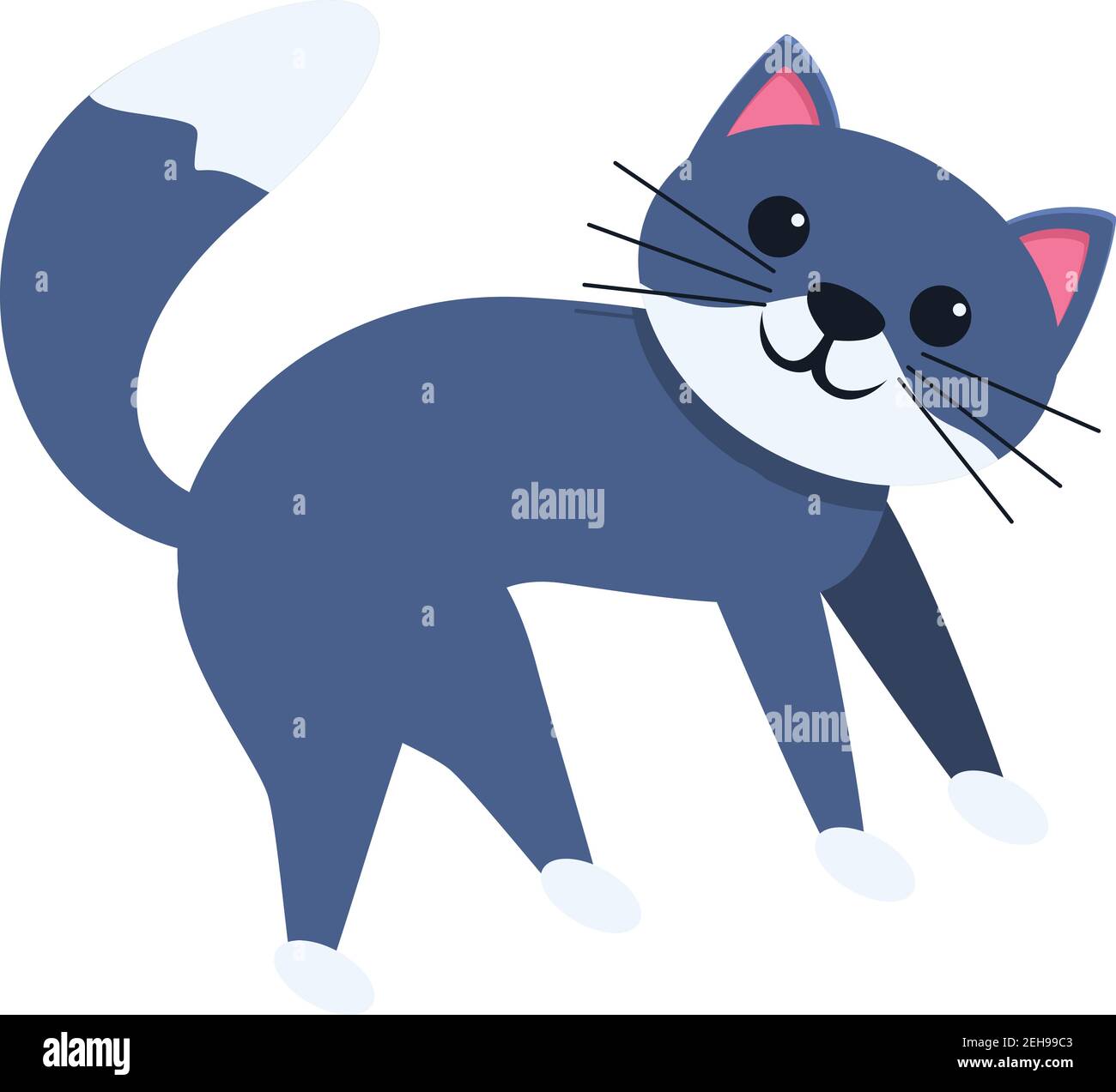 Playful cat icon. Cartoon of playful cat vector icon for web design ...
