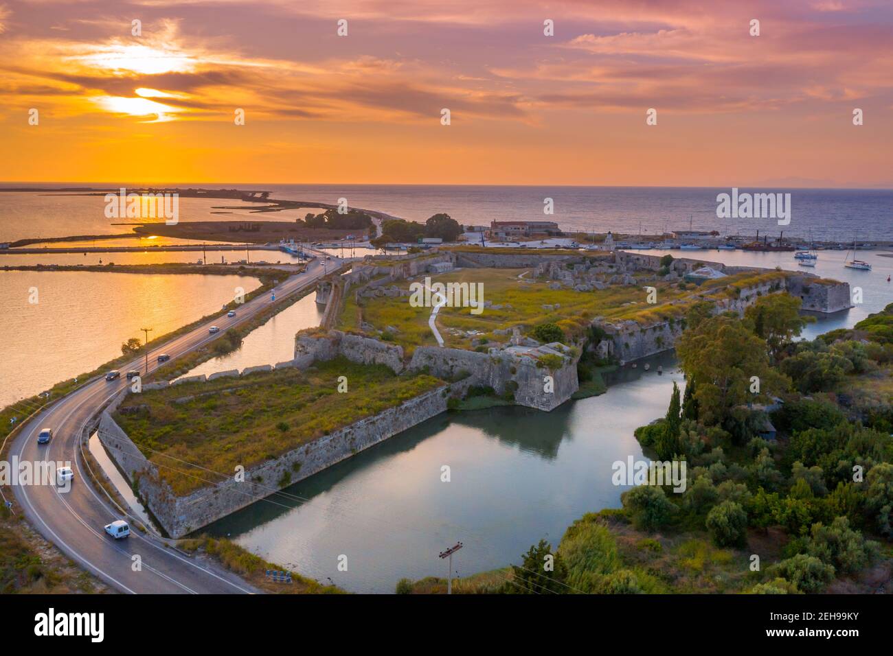 Santa mavra fortress hi-res stock photography and images - Alamy