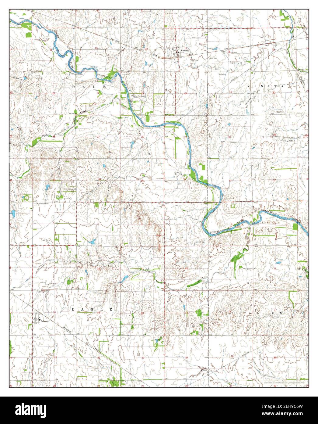 Murdock, Kansas, map 1965, 1:24000, United States of America by ...