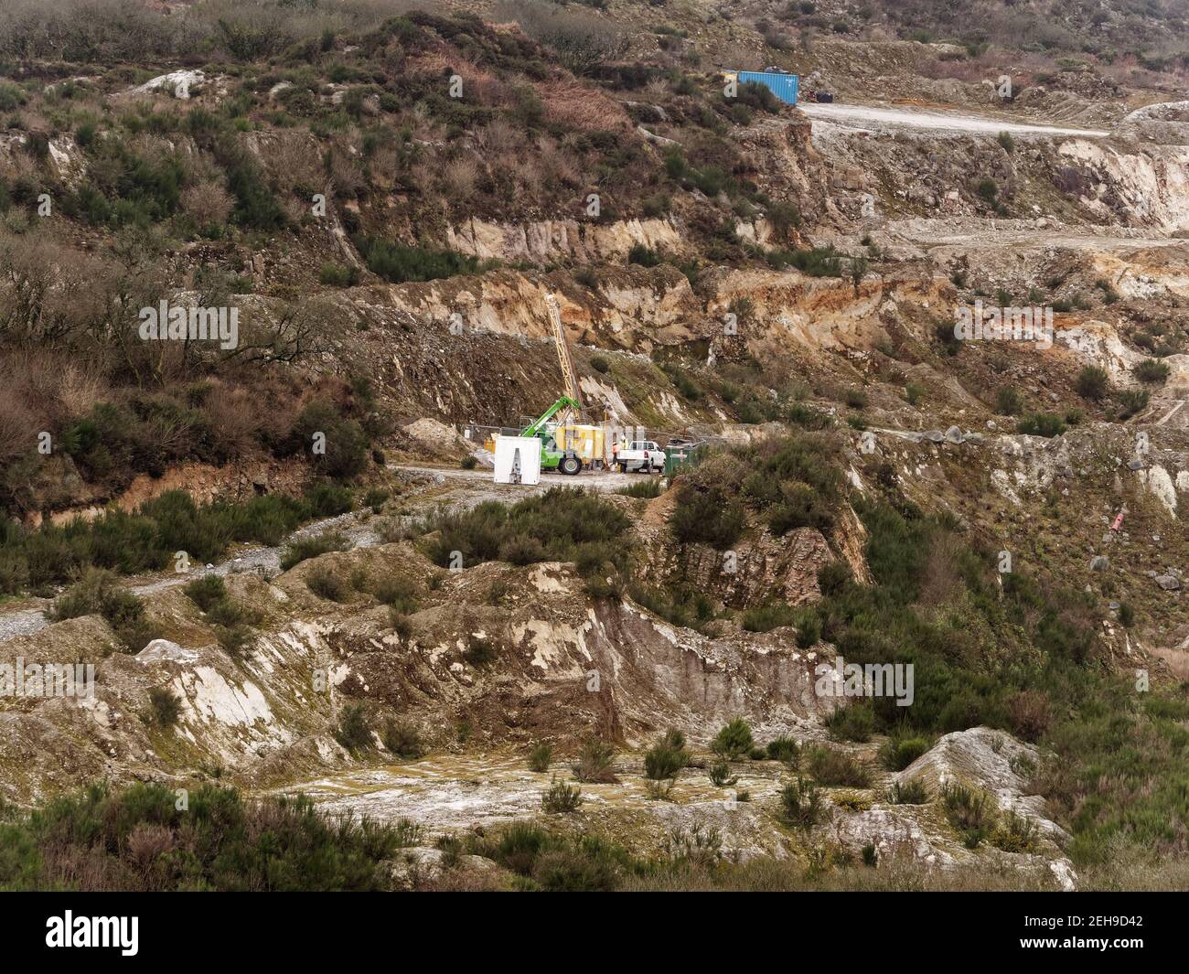 St Dennis and Nanpean, Lithium extraction at Treleavour Downs. The ...