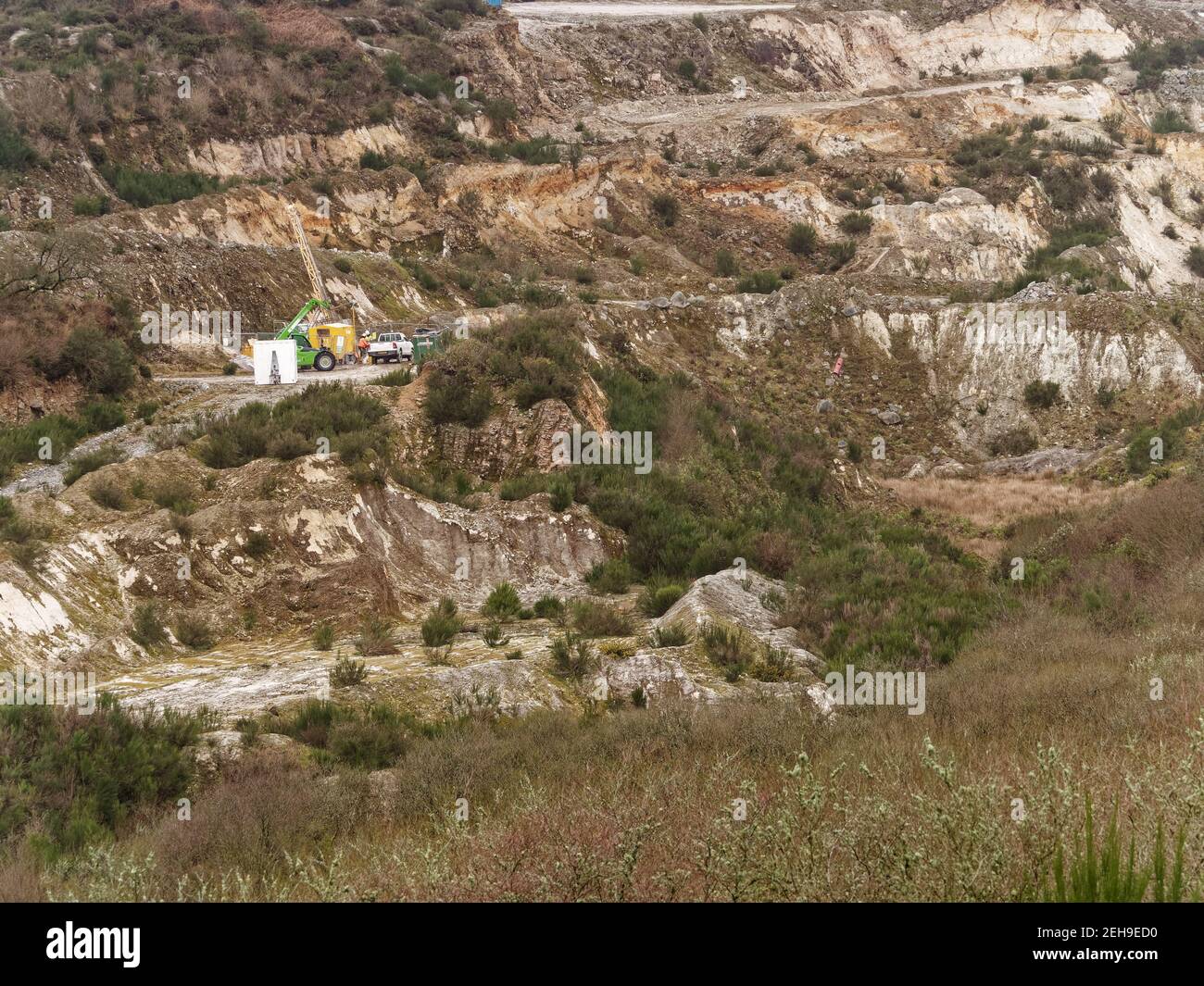 St Dennis and Nanpean, Lithium extraction at Treleavour Downs. The ...