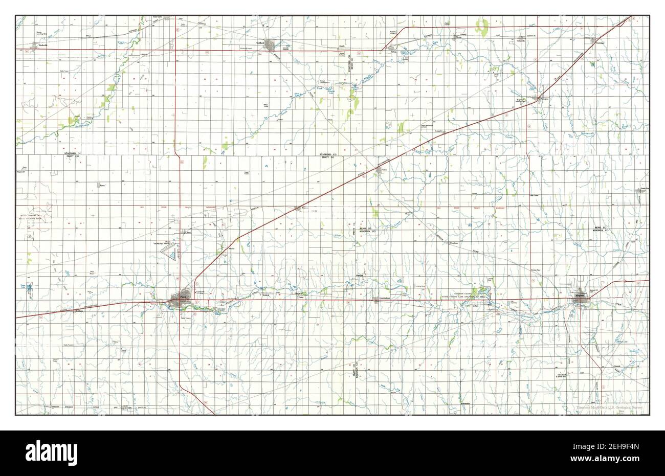 Map of pratt hi-res stock photography and images - Alamy