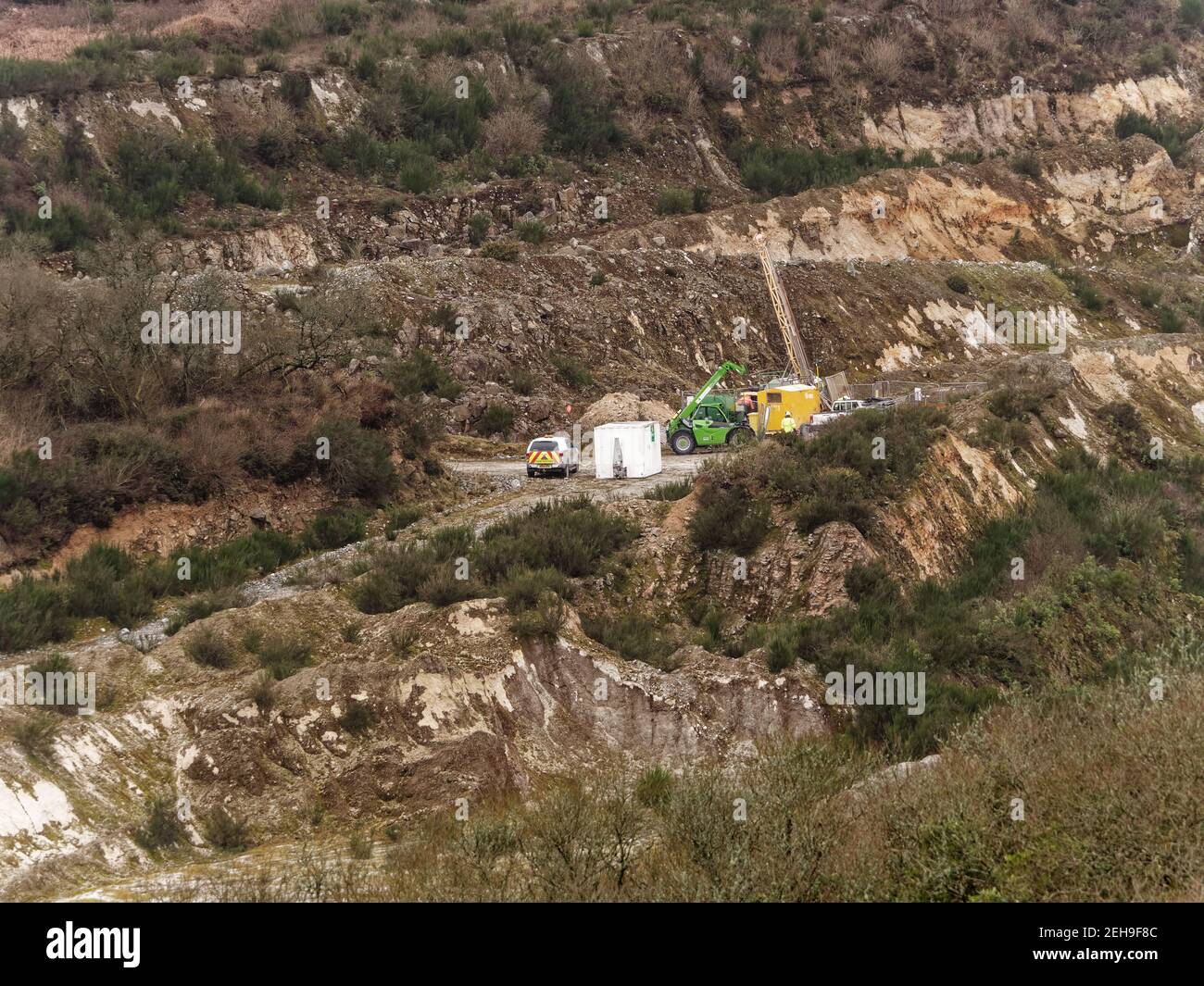 St Dennis and Nanpean, Lithium extraction at Treleavour Downs. The ...