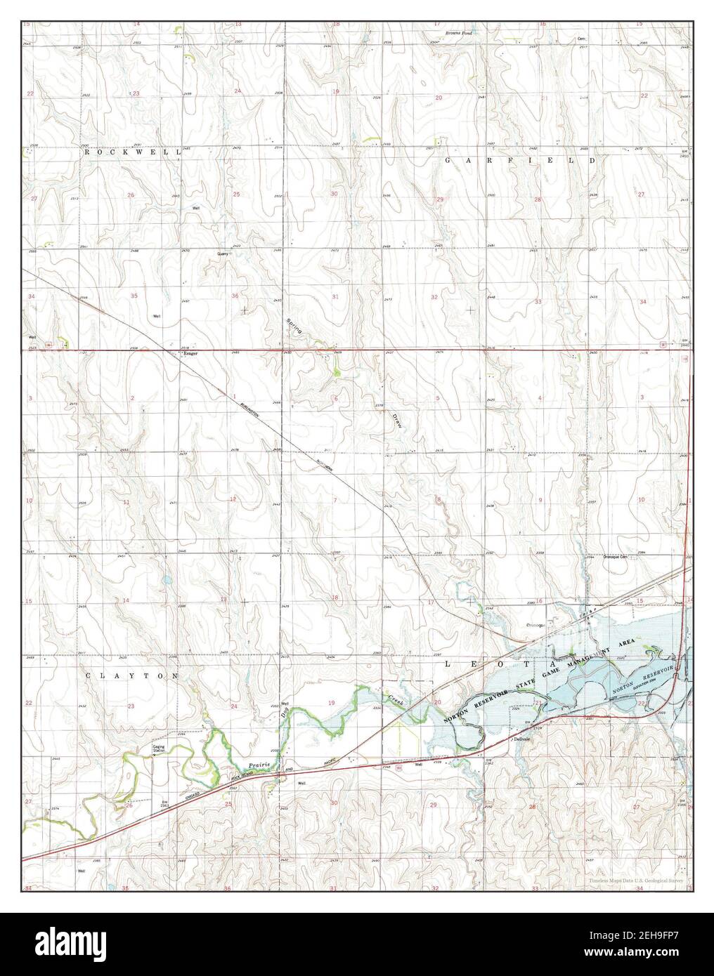 Reager, Kansas, map 1978, 1:24000, United States of America by Timeless ...