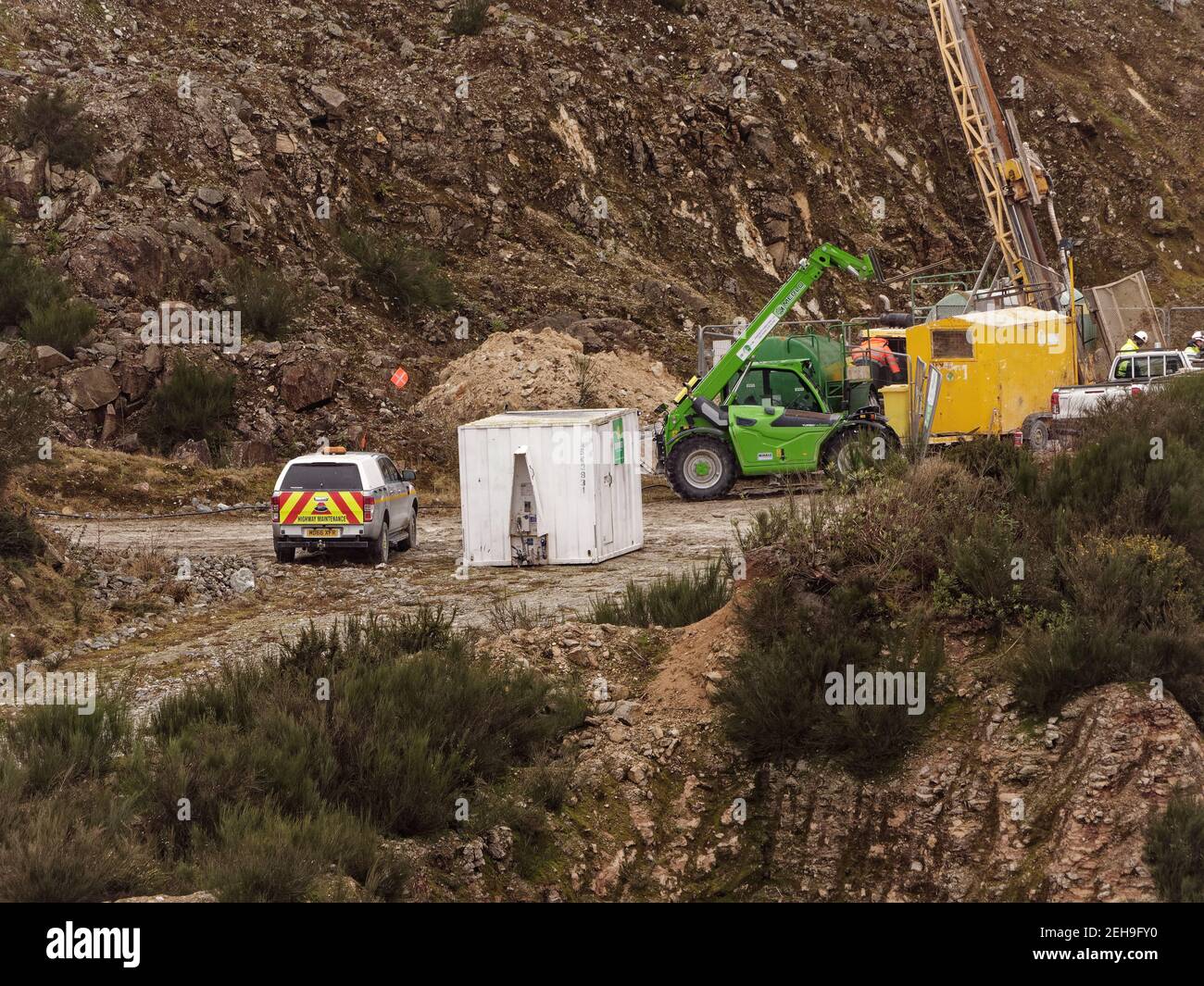 St Dennis and Nanpean, Lithium extraction at Treleavour Downs. The ...