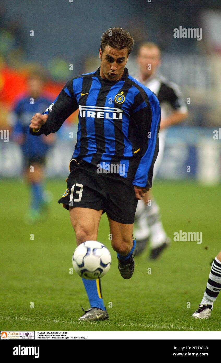 Cannavaro Inter High Resolution Stock Photography and Images - Alamy