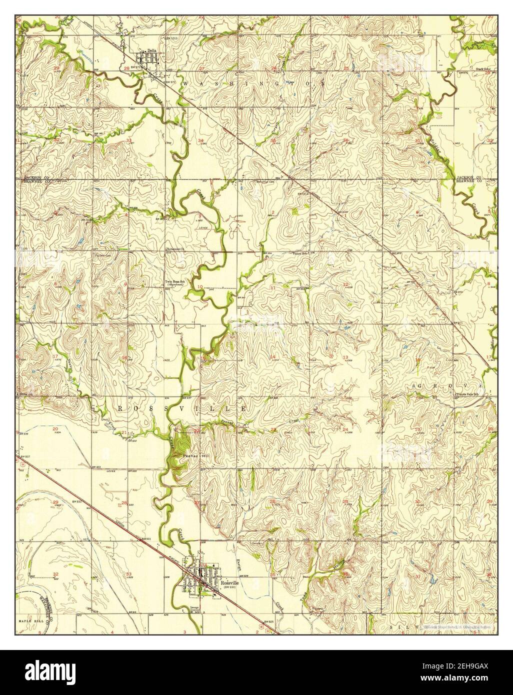 Map of rossville hi-res stock photography and images - Alamy