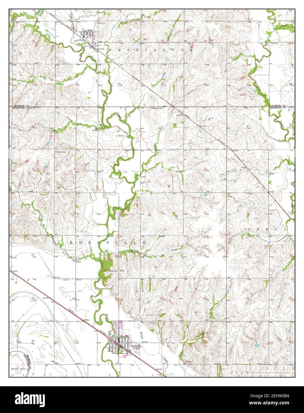 Map of rossville hi-res stock photography and images - Alamy