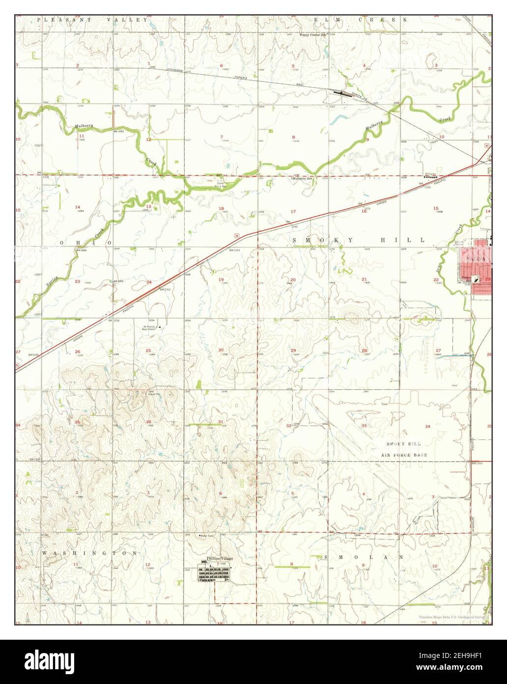 Map of salina kansas hi-res stock photography and images - Alamy
