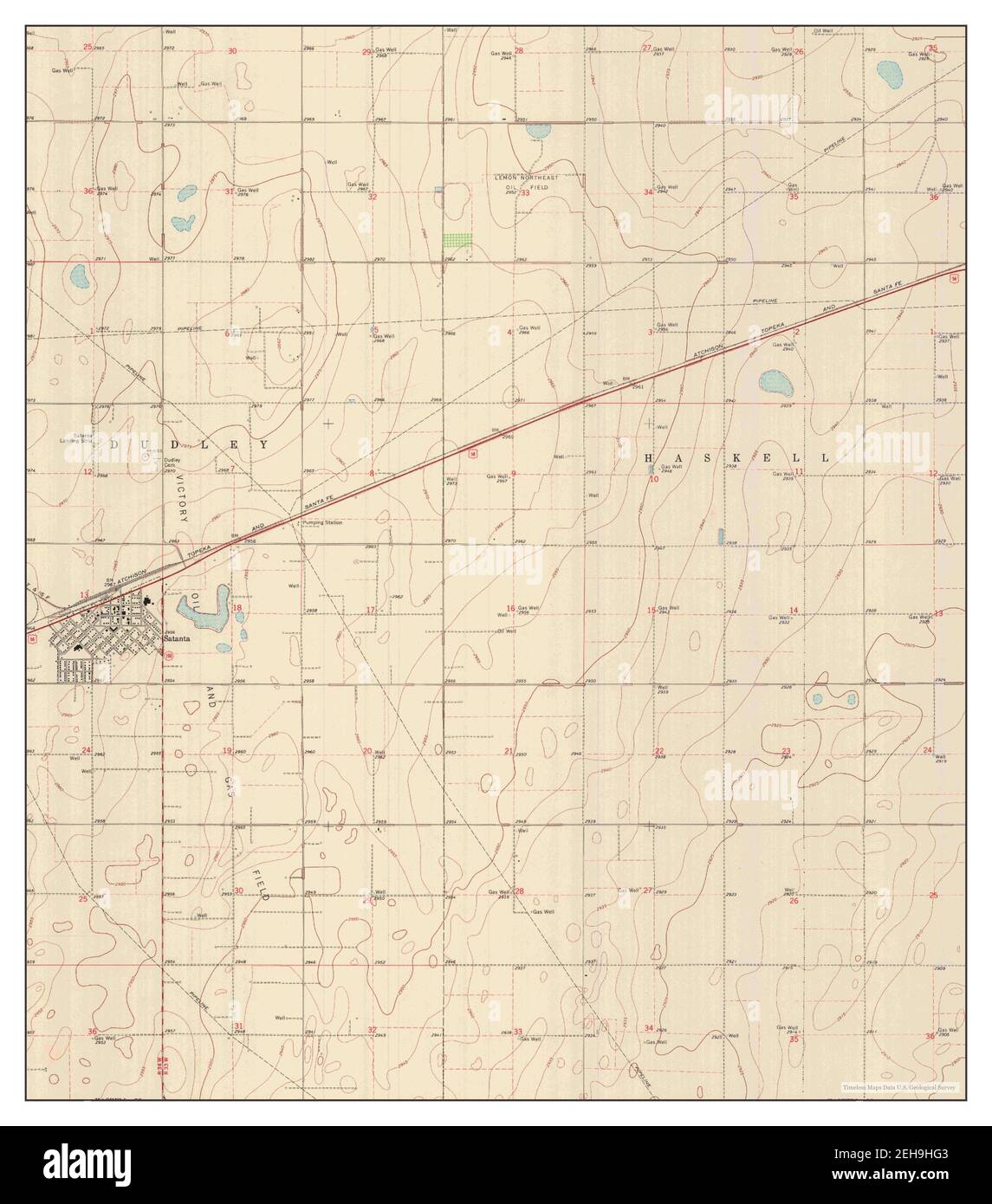 Map of satanta hi-res stock photography and images - Alamy