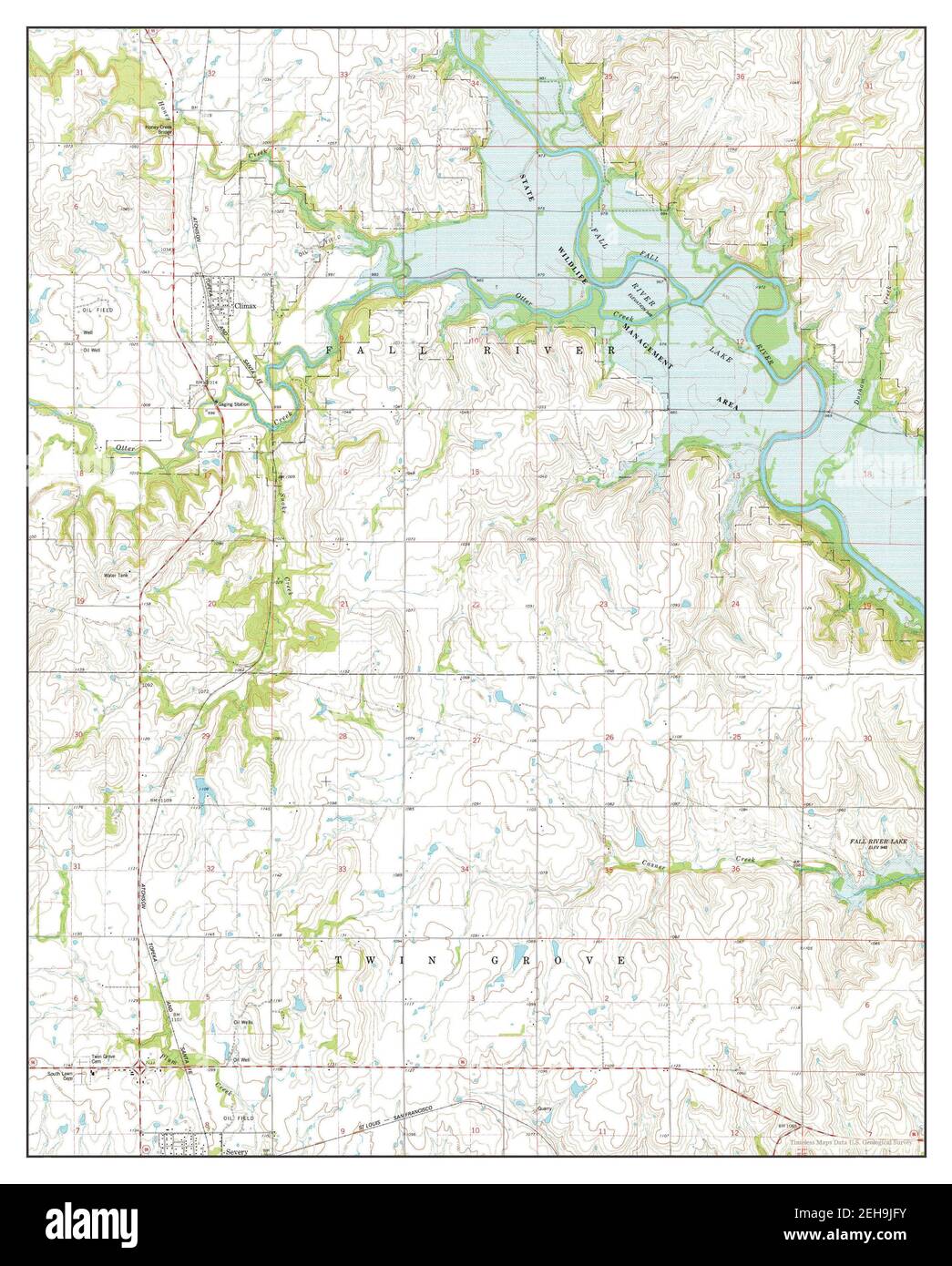 Severy North, Kansas, map 1975, 1:24000, United States of America by ...