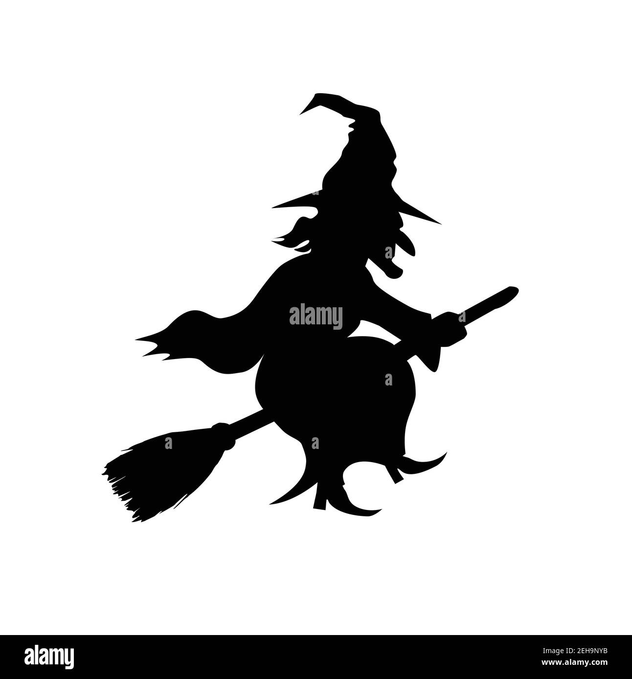 Flying witches Cut Out Stock Images & Pictures - Alamy