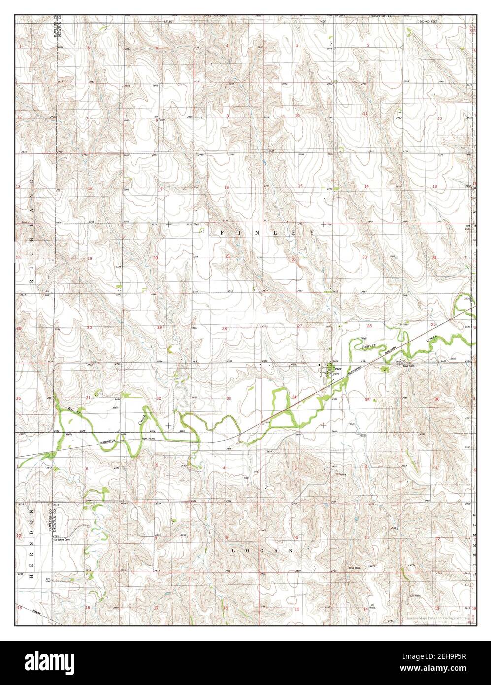 Traer map hi-res stock photography and images - Alamy