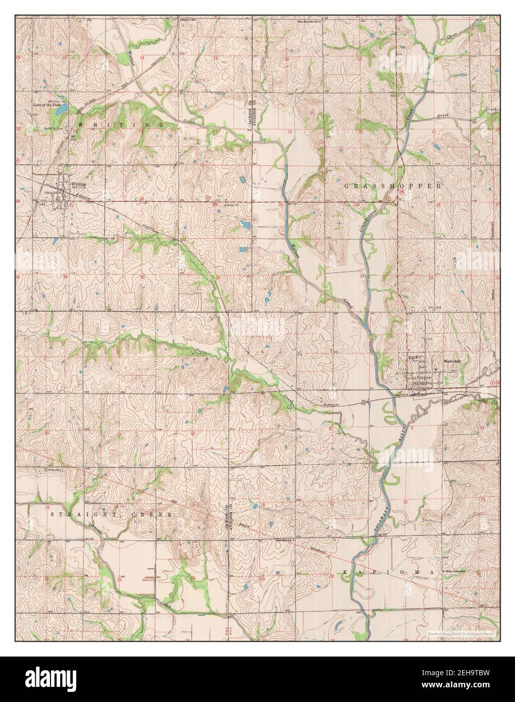 Map of whiting hi-res stock photography and images - Alamy