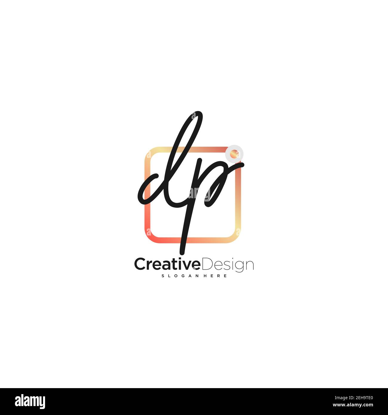 Signature d Stock Vector Images - Alamy