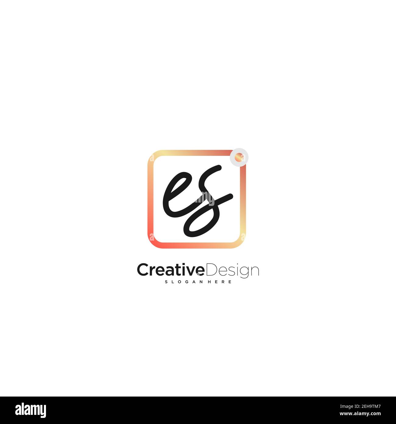 Letter es vector vectors Cut Out Stock Images & Pictures - Alamy