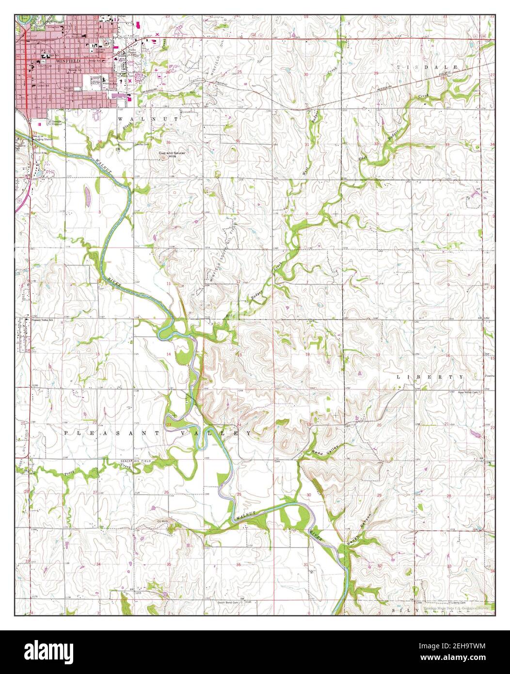 Winfield kansas map Cut Out Stock Images & Pictures - Alamy