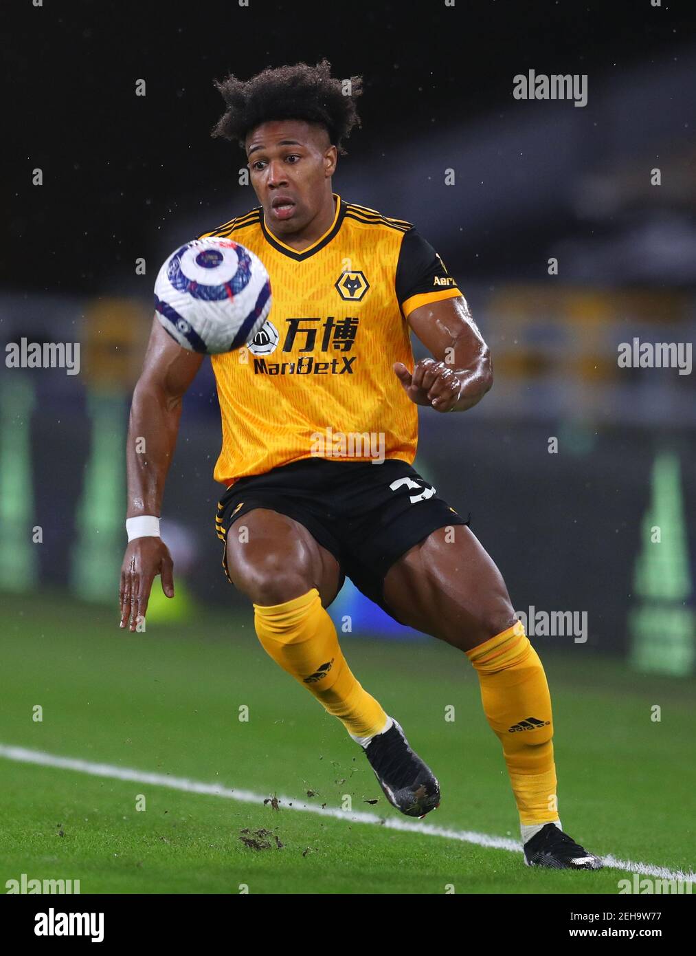 Wolverhampton Wanderers' Adama Traore during the Premier League match ...