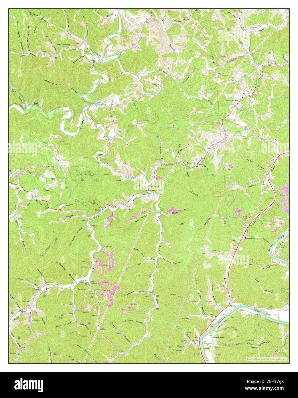 Adams state map hi-res stock photography and images - Alamy
