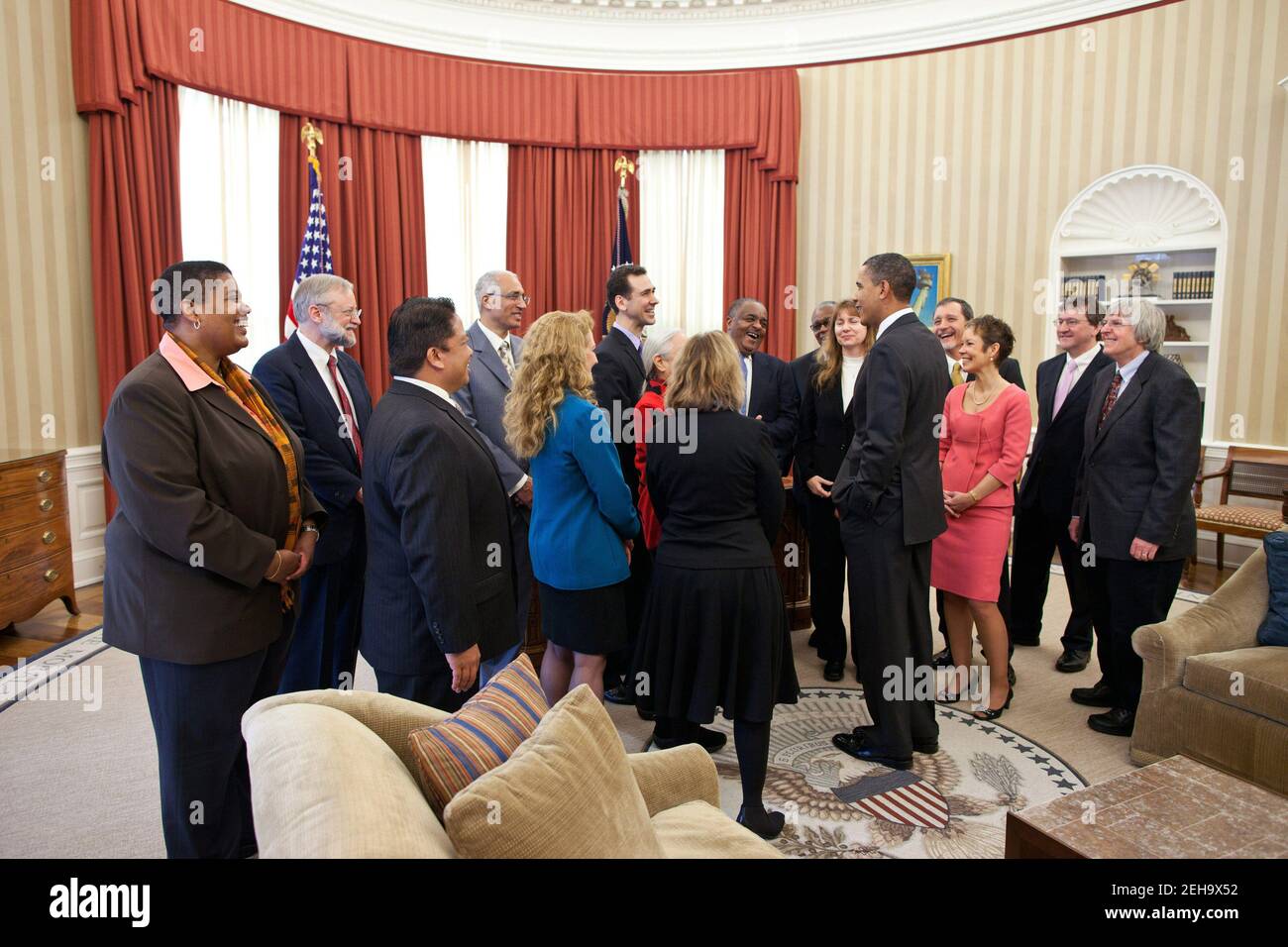 President Barack Obama welcomes winners of the Presidential Awards for ...