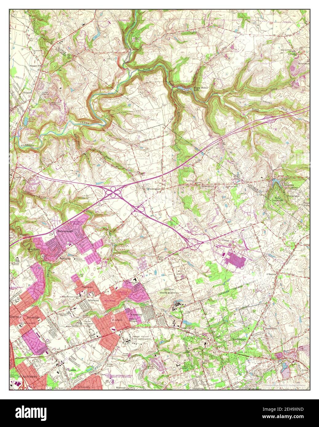 Anchorage map Cut Out Stock Images & Pictures - Alamy