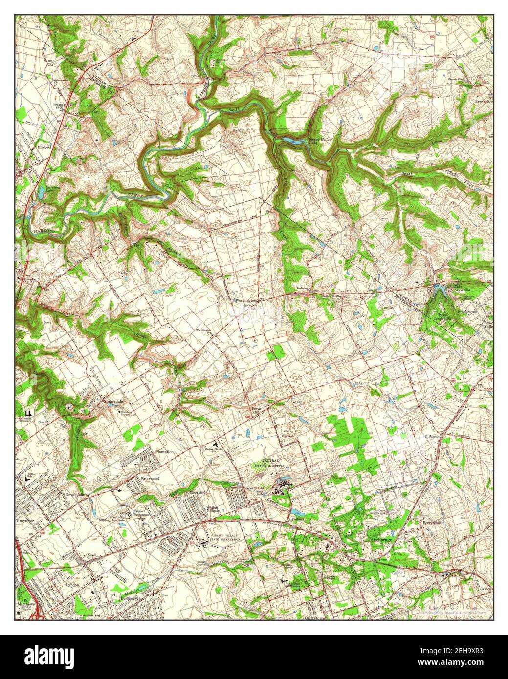 Anchorage map Cut Out Stock Images & Pictures - Alamy