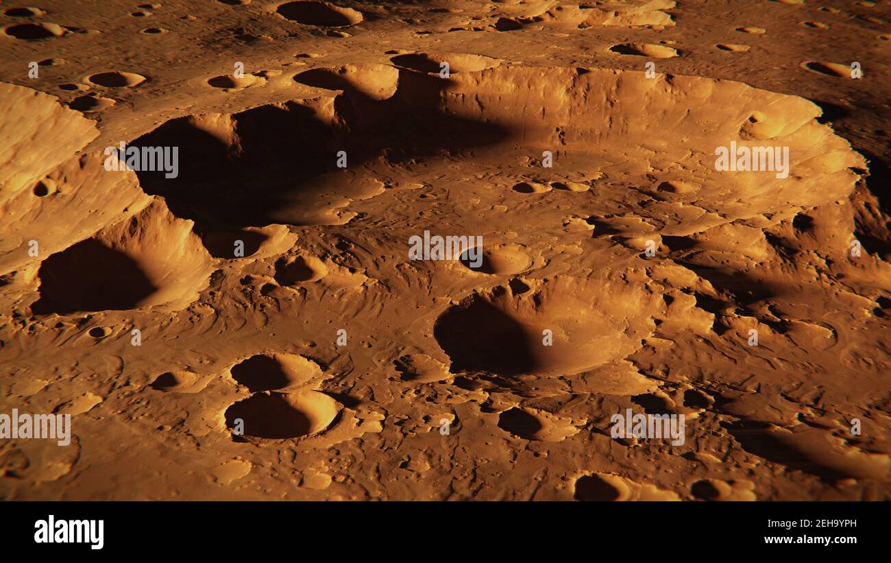 Craters On Mars