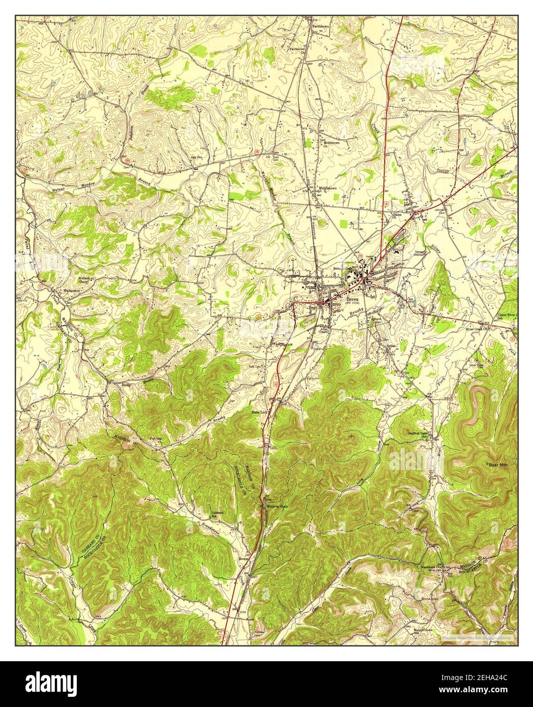 Map Of Berea High Resolution Stock Photography and Images - Alamy