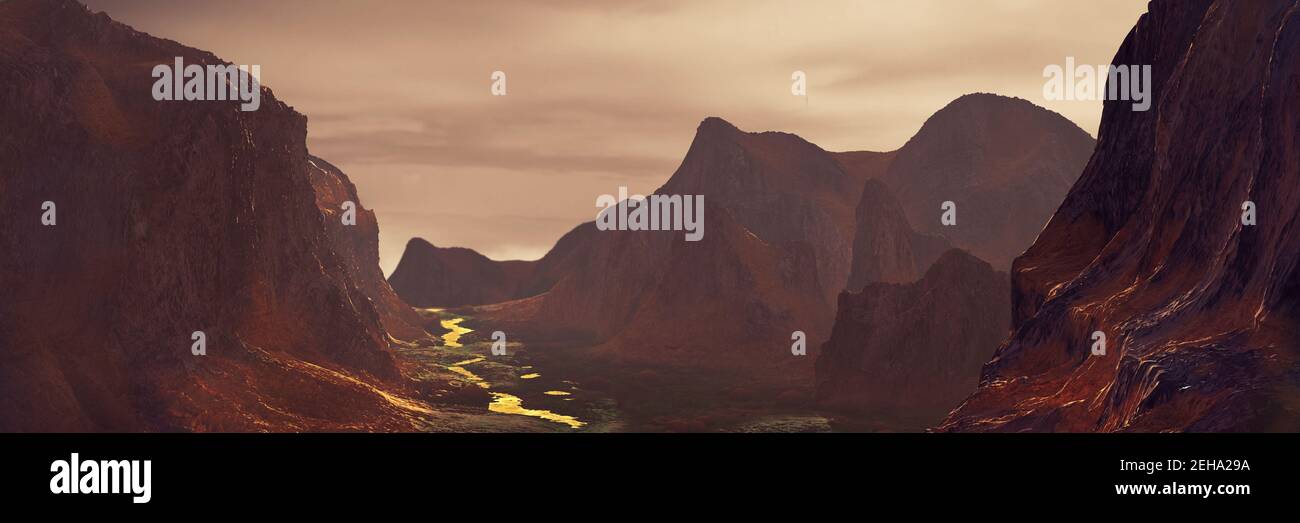 life on ancient Mars, liquid water and thriving lifeforms in early Mars ...