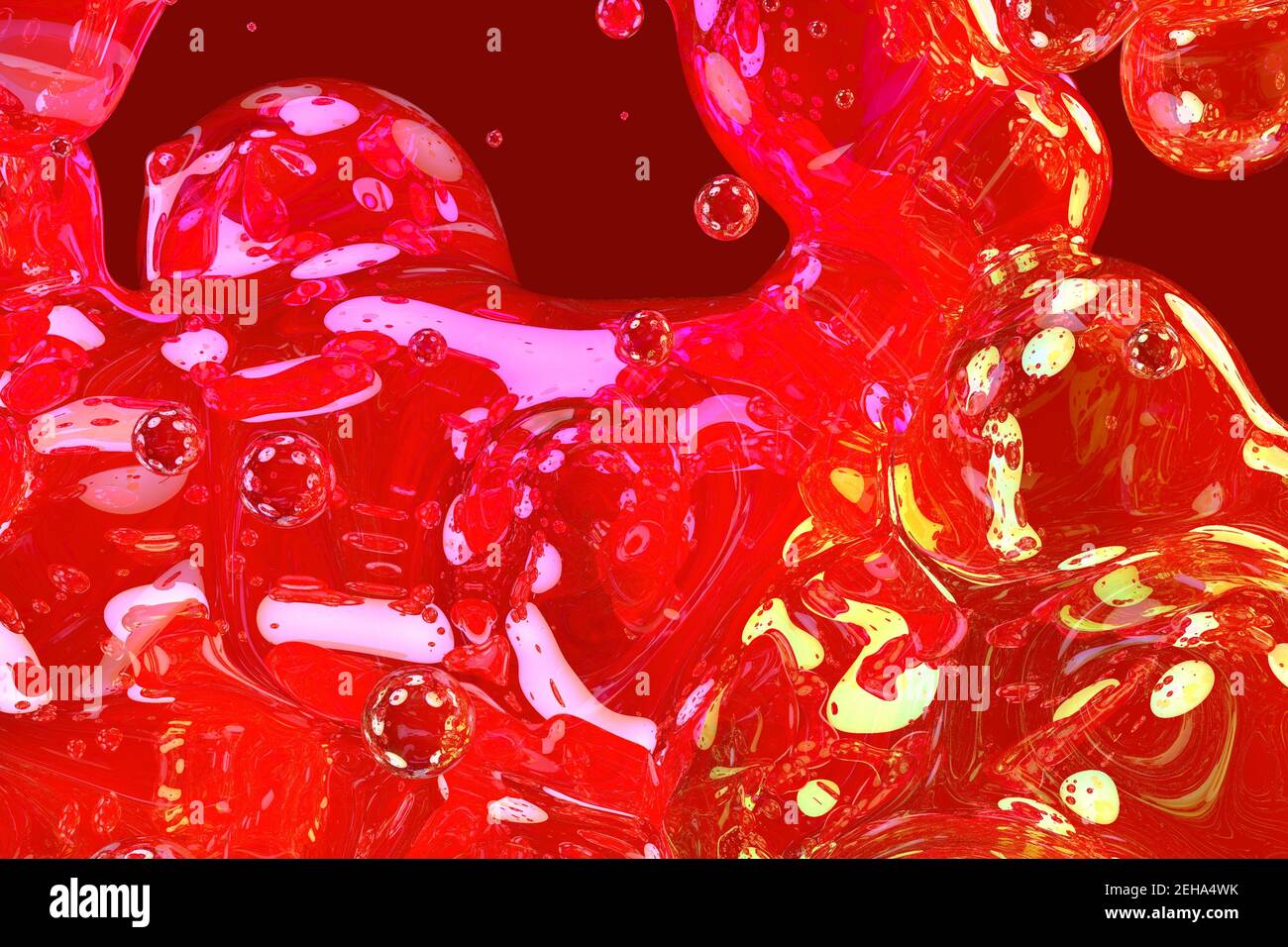 Creative soft focus soap shiny liquid abstract gradient texture or ...