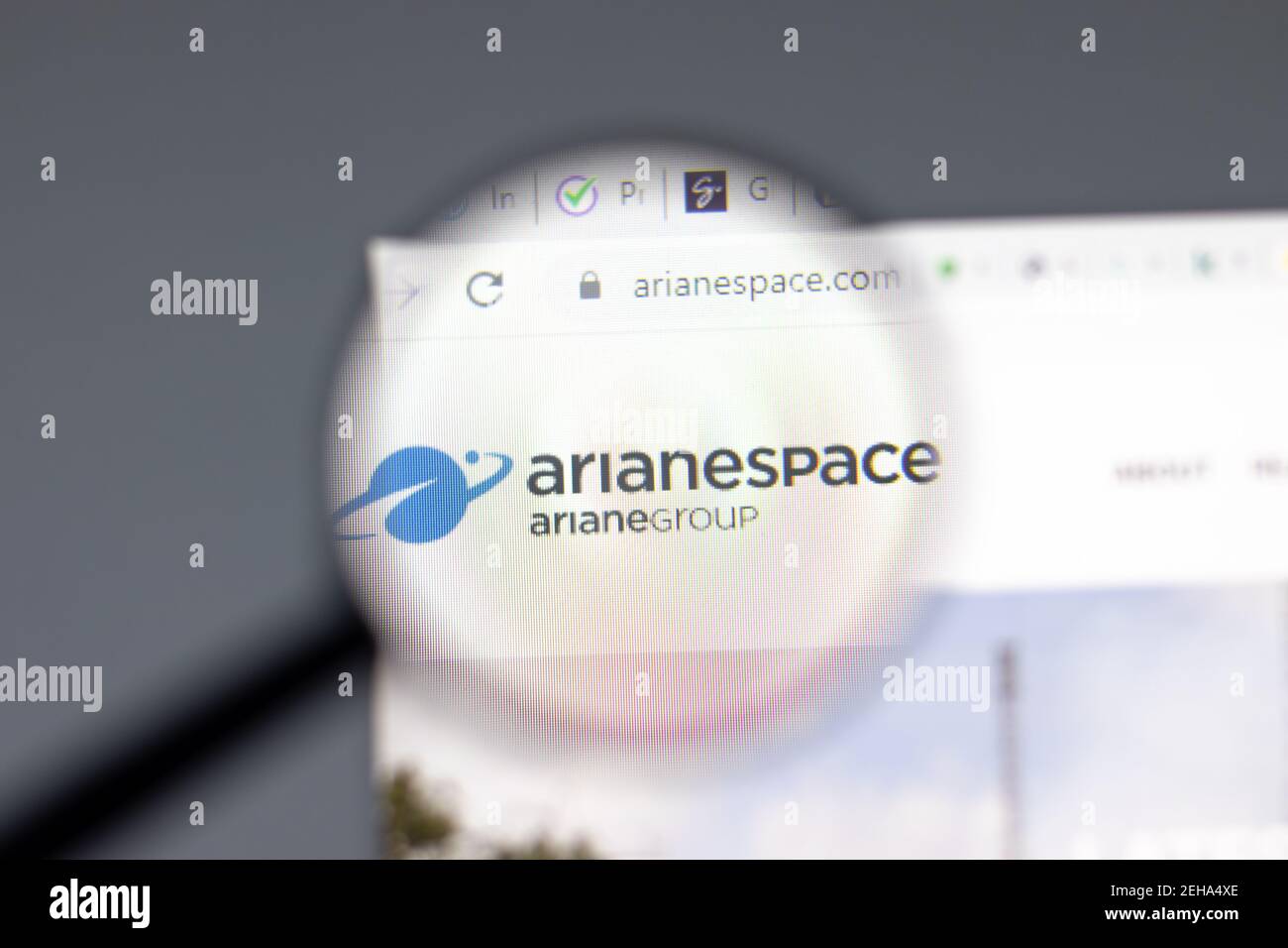 Arianespace logo hi-res stock photography and images - Alamy