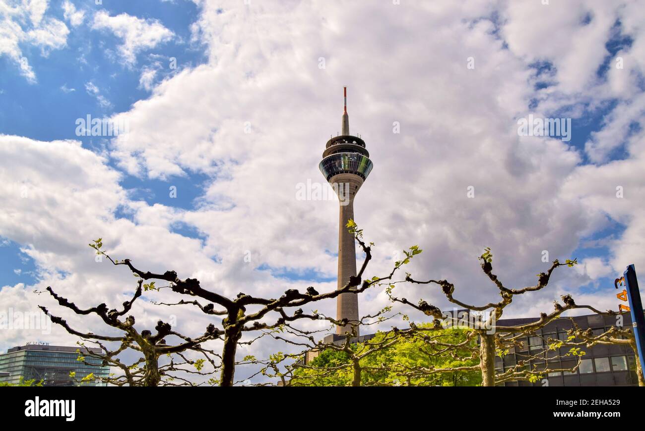 Rhine Tower, Dusseldorf, Germany Stock Photo - Alamy