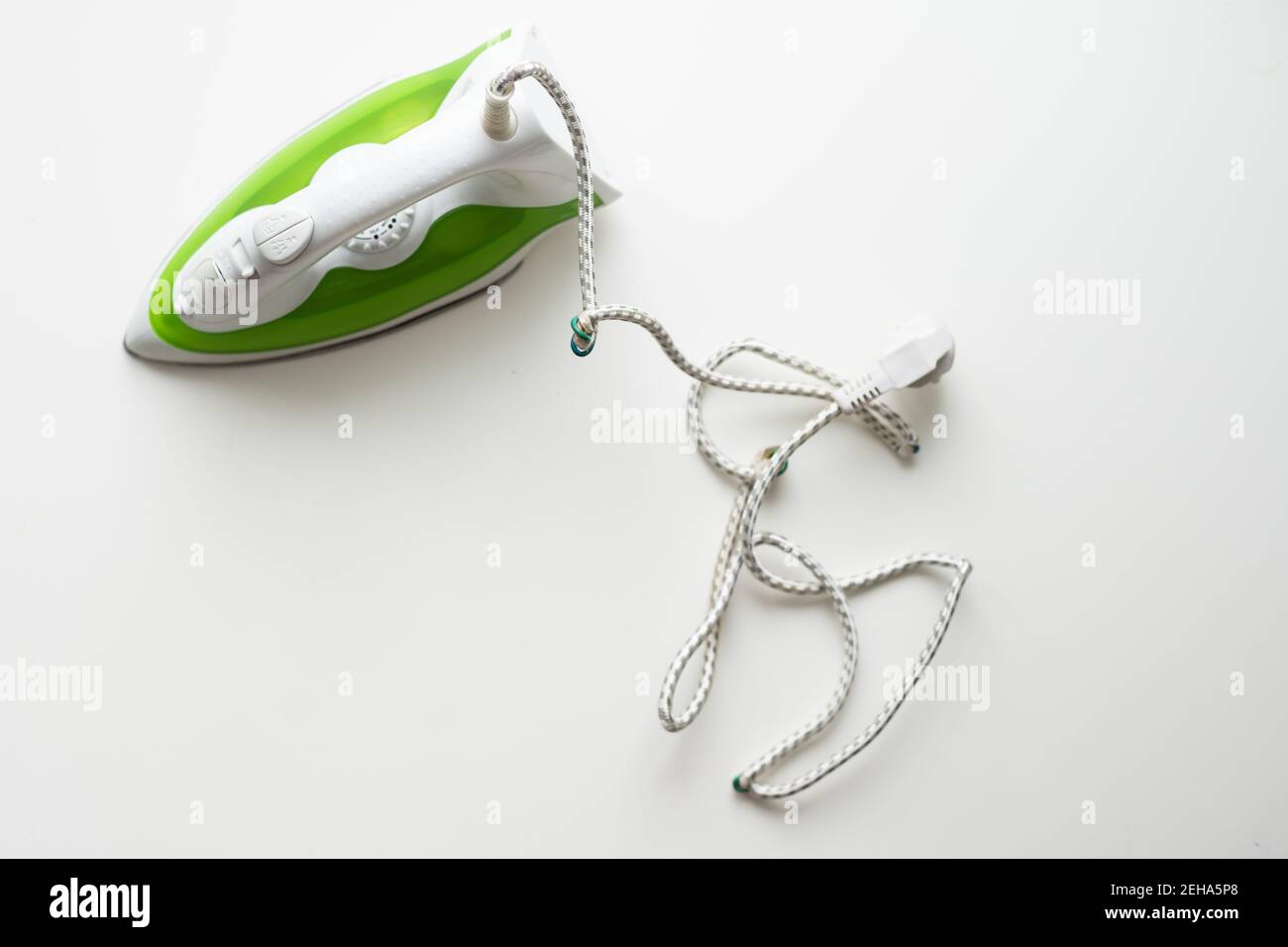 iron housework ironed electric tool clean white background ironing ...