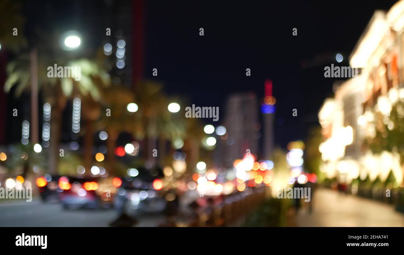Vegas strip night driving hi-res stock photography and images - Alamy