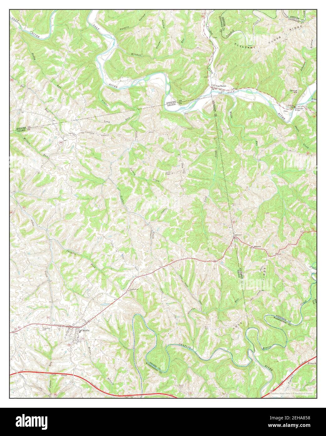 Map Of Chaplin High Resolution Stock Photography and Images - Alamy