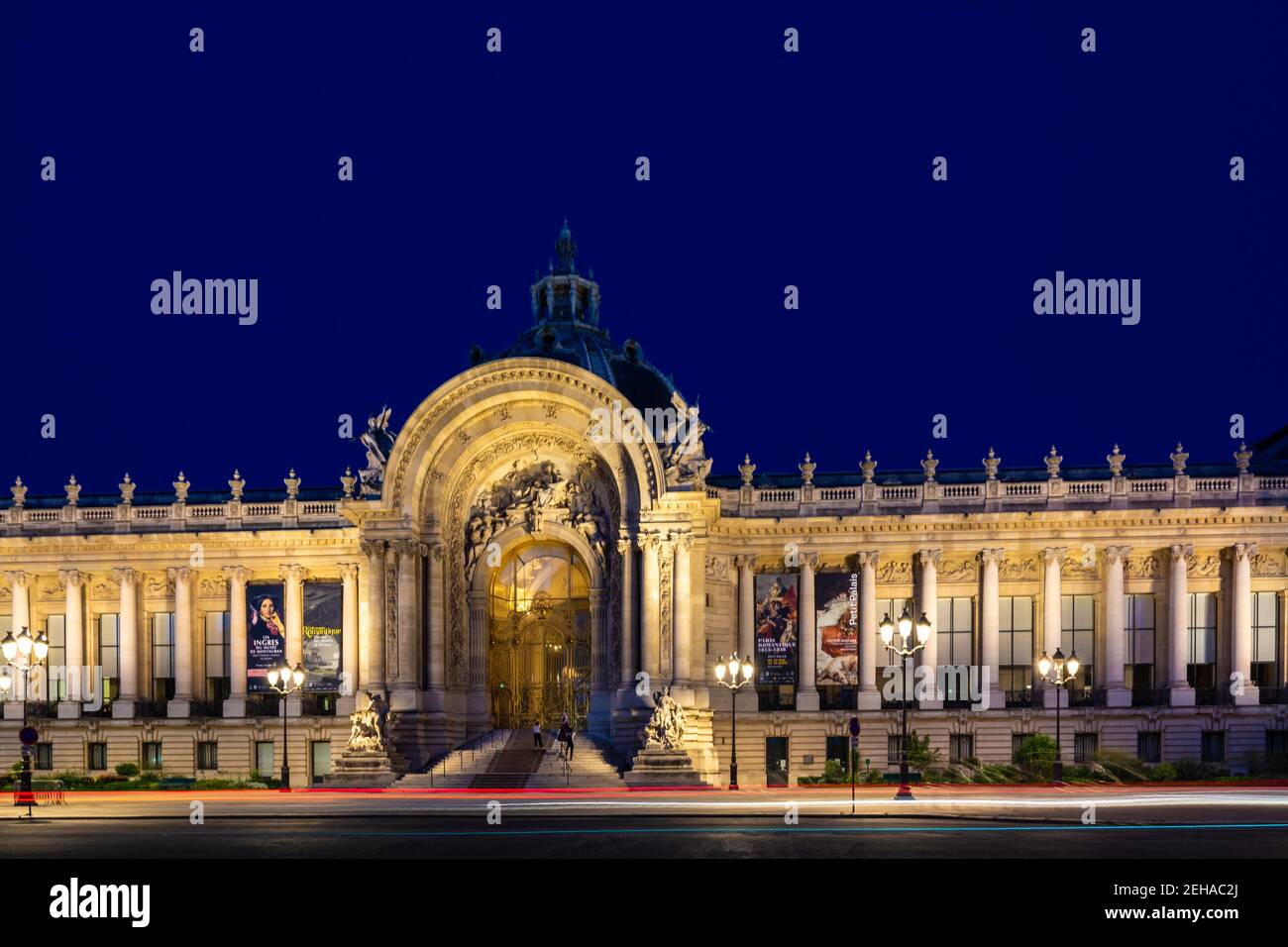 Paris, France - August 29, 2019 : People in front of the Petit Palais ...