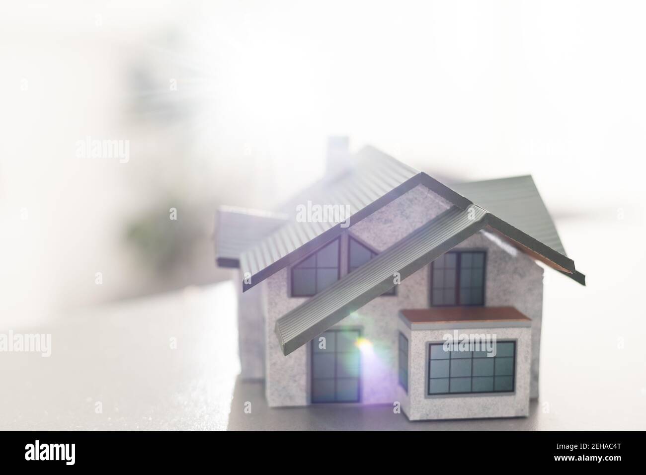 layout of the house in the background drawings. Construction concept ...