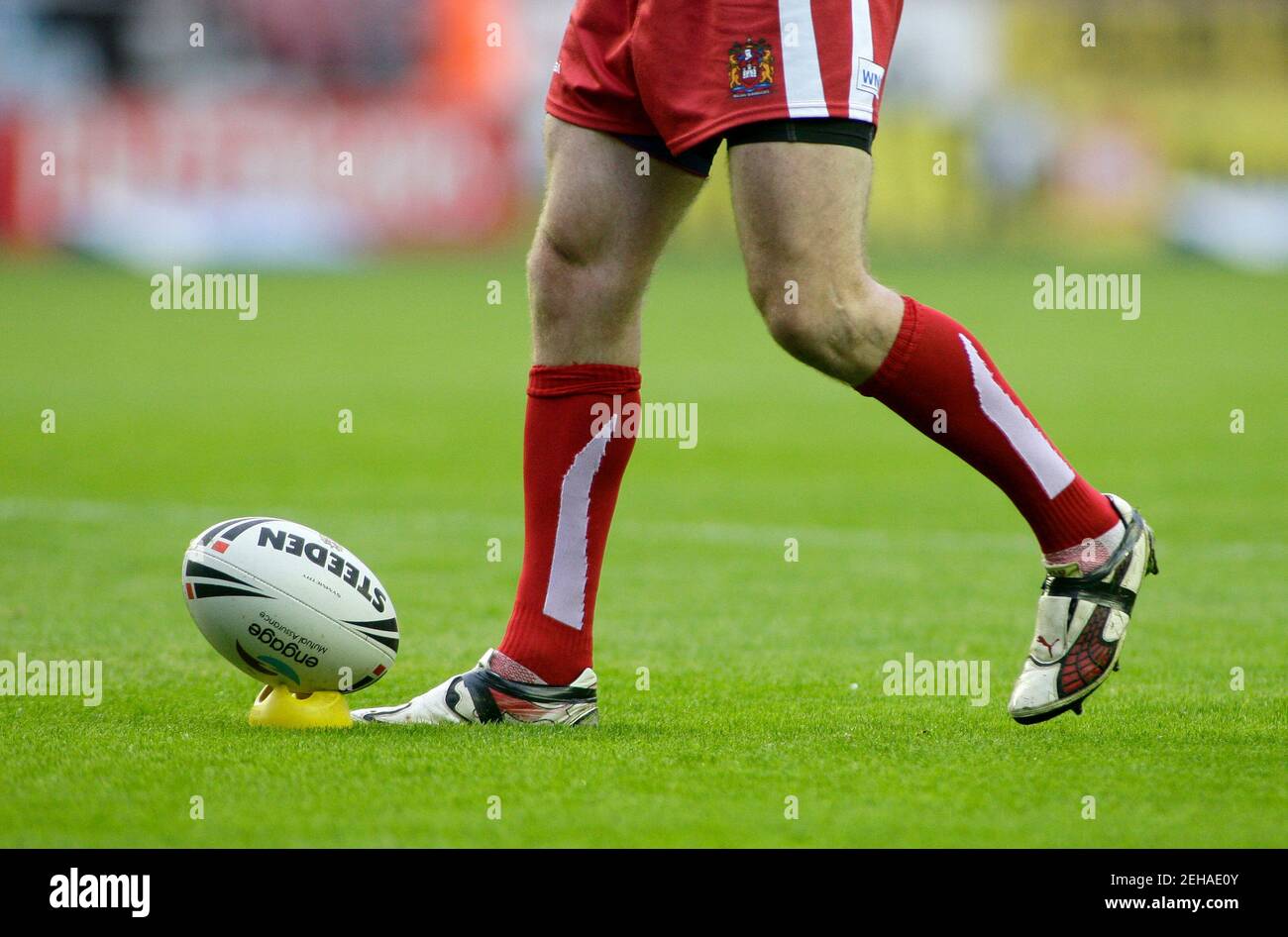 Rugby league ball feet hi-res stock photography and images - Alamy