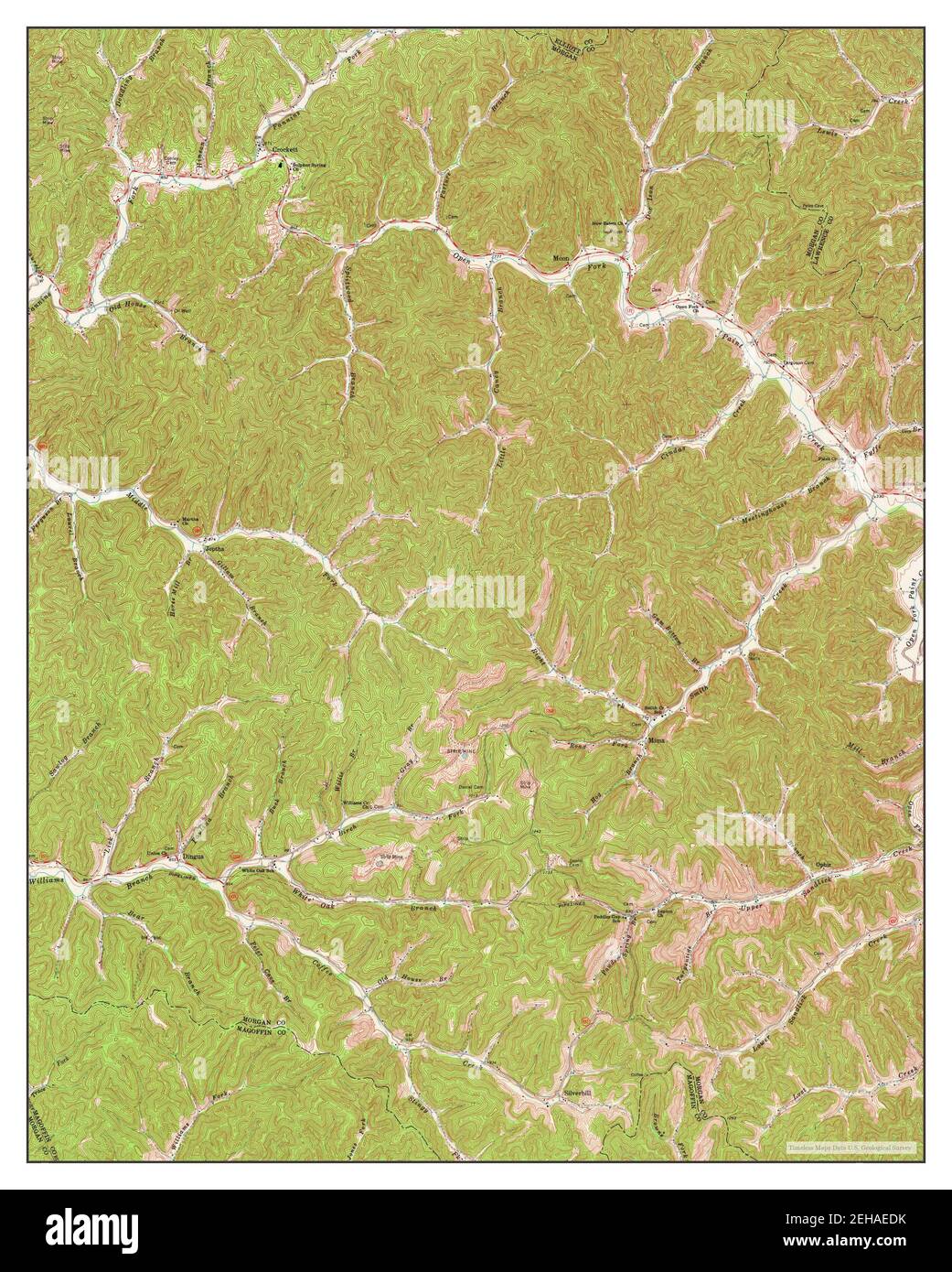 Dingus, Kentucky, map 1962, 1:24000, United States of America by ...