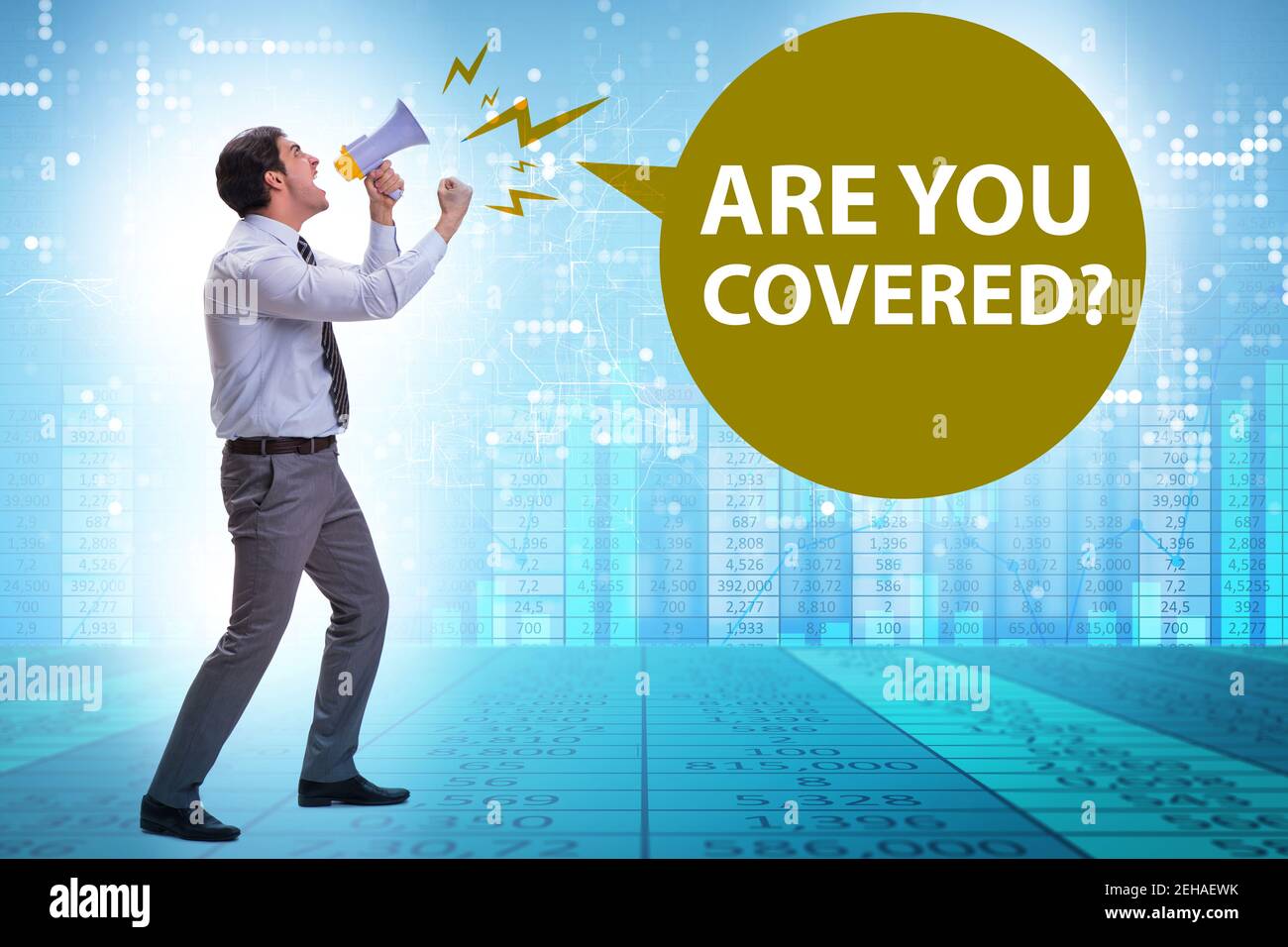 Concept of being covered by the insurance Stock Photo - Alamy