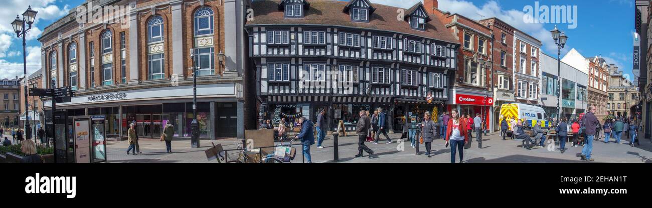 Stokes High Bridge Cafe and Marks and Spencer, High Street, Lincoln ...