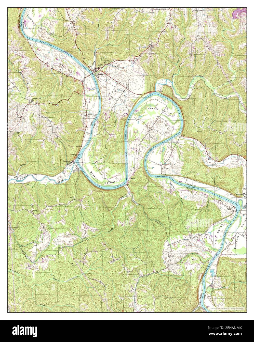 Gratz, Kentucky, map 1953, 1:24000, United States of America by ...