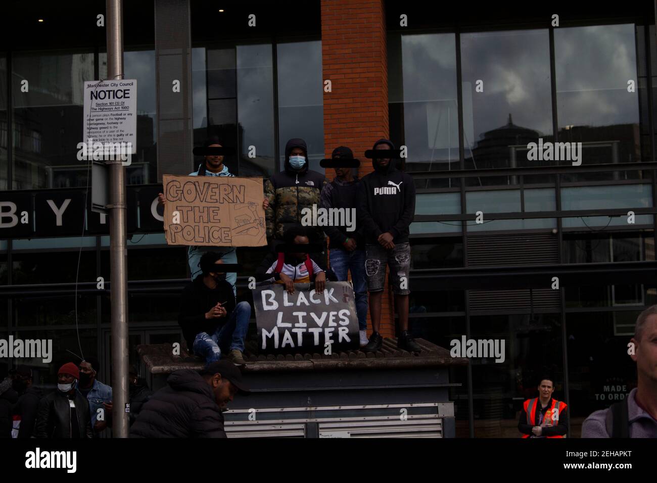 BLM protest Manchester Stock Photo - Alamy