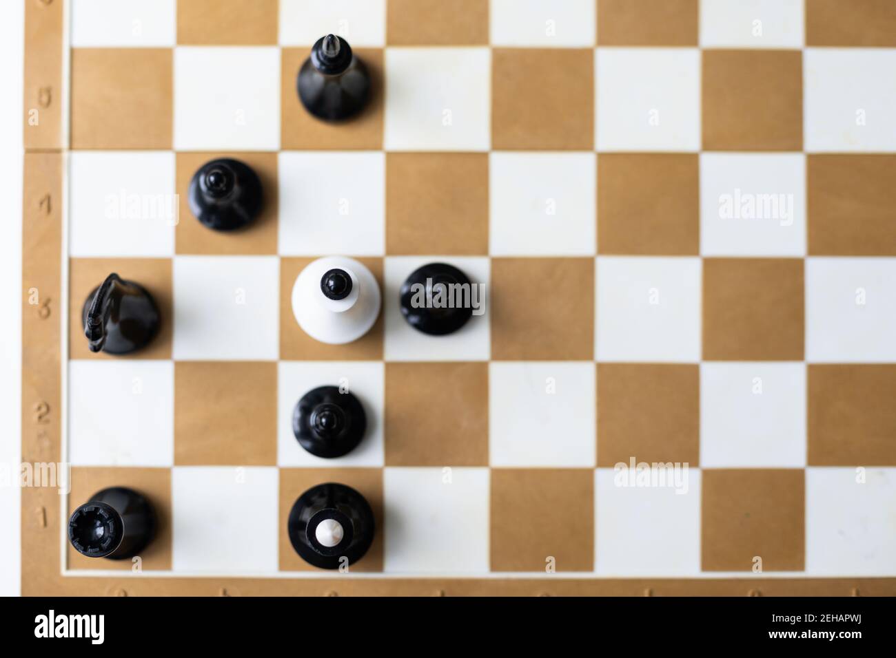 chess piece isolated on white background advising to strategic behavior ...