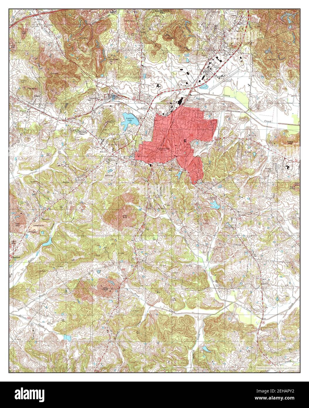 Greenville, Kentucky, map 1997, 1:24000, United States of America by ...