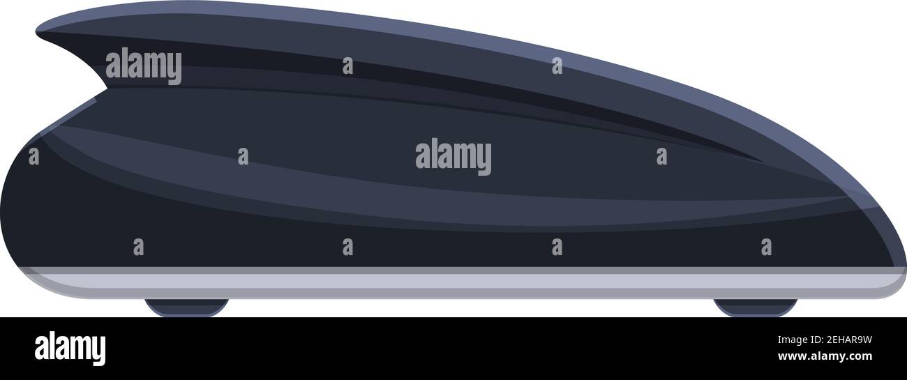 Travel roof box icon. Cartoon of travel roof box vector icon for web ...