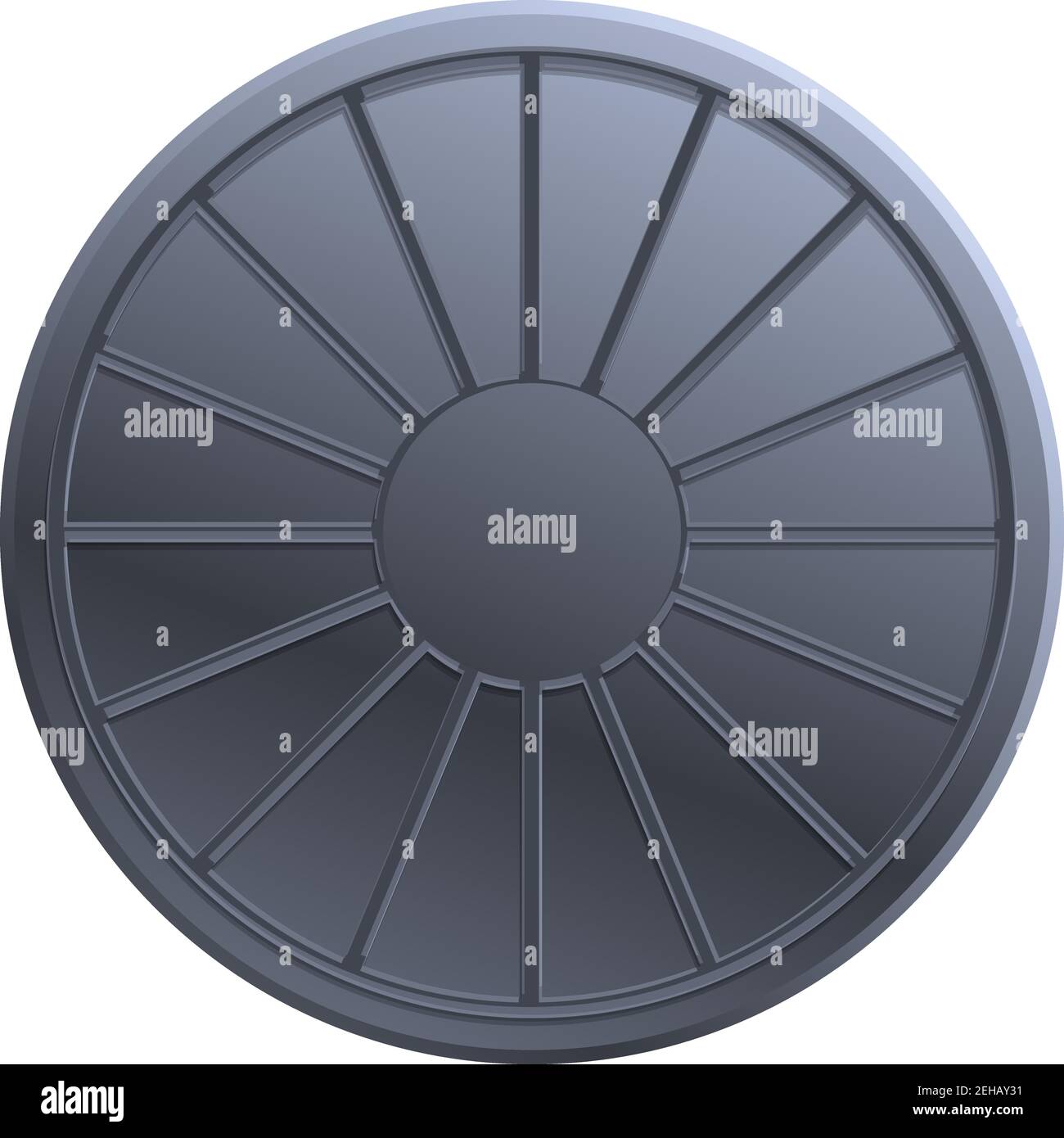 Manhole cover on city street Cut Out Stock Images & Pictures - Alamy