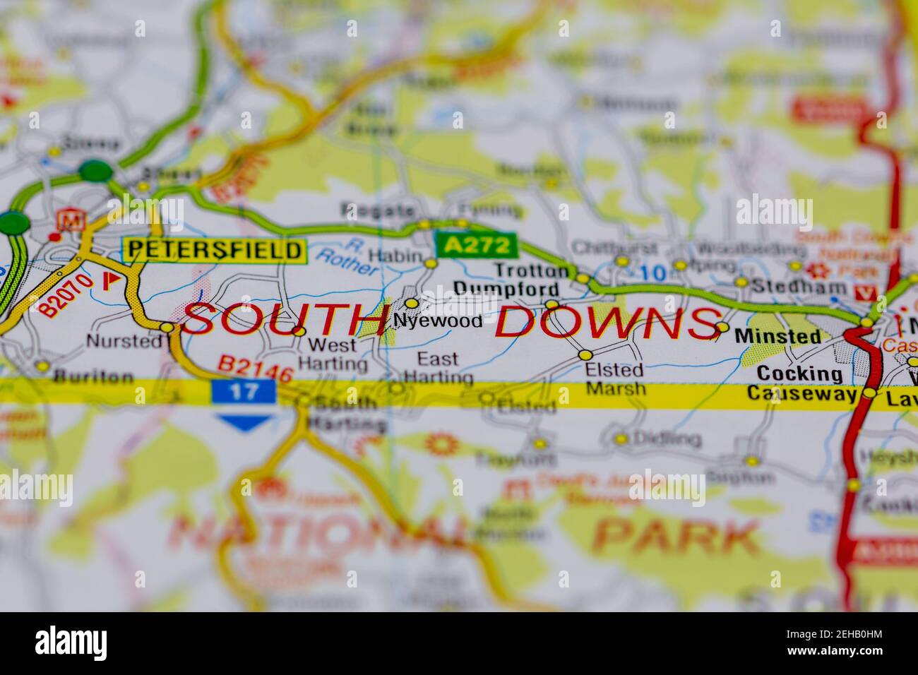 Map Of South Downs England
