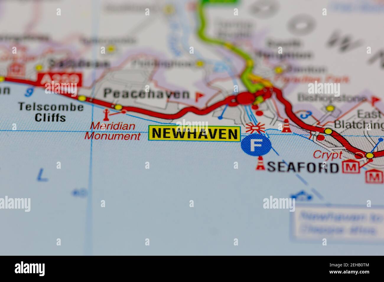 Newhaven map hi-res stock photography and images - Alamy