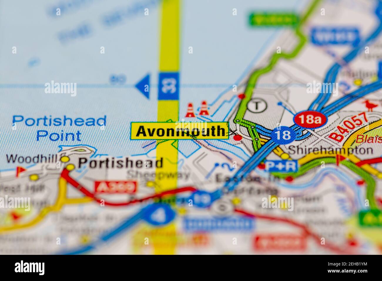 Map of avonmouth hi-res stock photography and images - Alamy